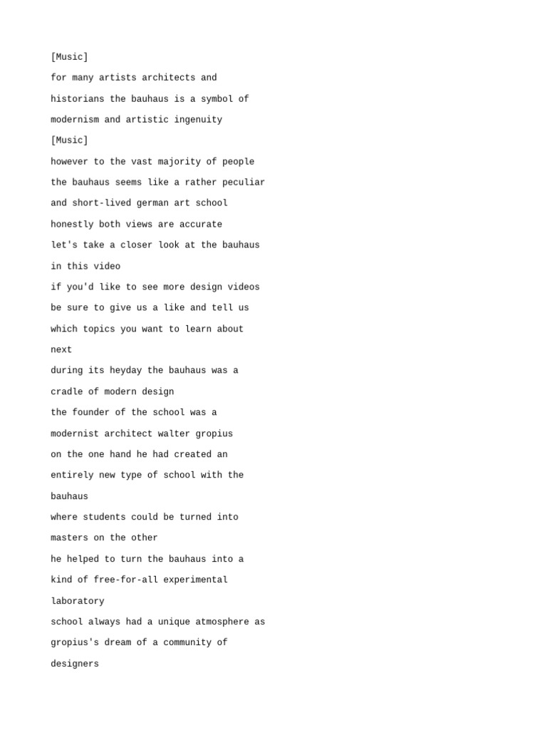 (English (Auto-Generated) ) Bauhaus in 7 Minutes - Revolutionary Design ...