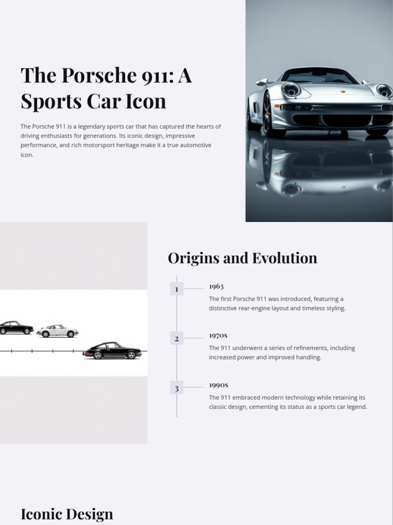 The Porsche 911 | PDF | Hybrid Vehicle | Motor Vehicle