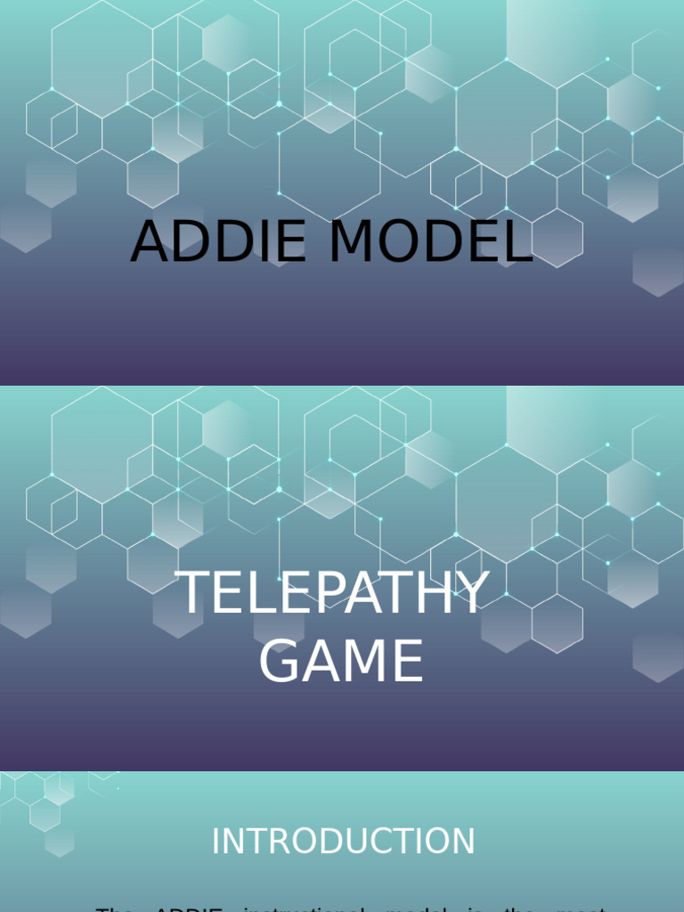Addie Model | PDF
