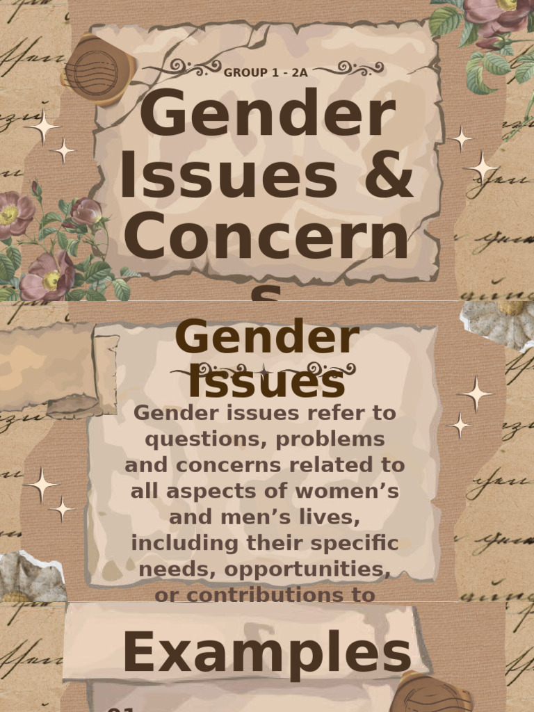 Gender Issues Concerns | PDF | Feminism | Gender Studies