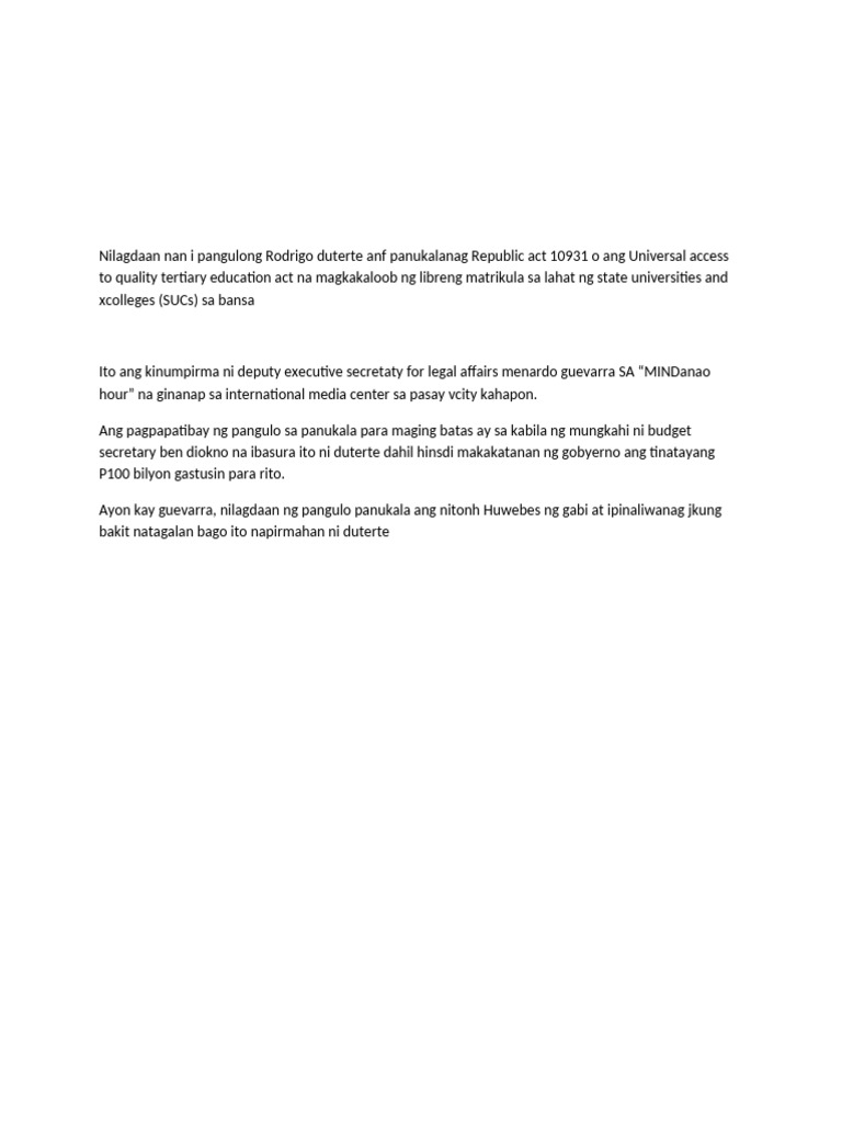 Copy Reading Filipino | PDF