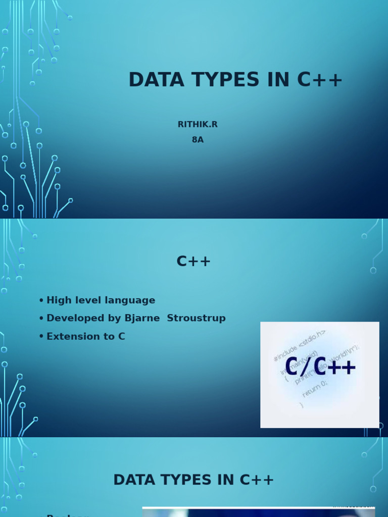 C++ Data Types Explained | PDF