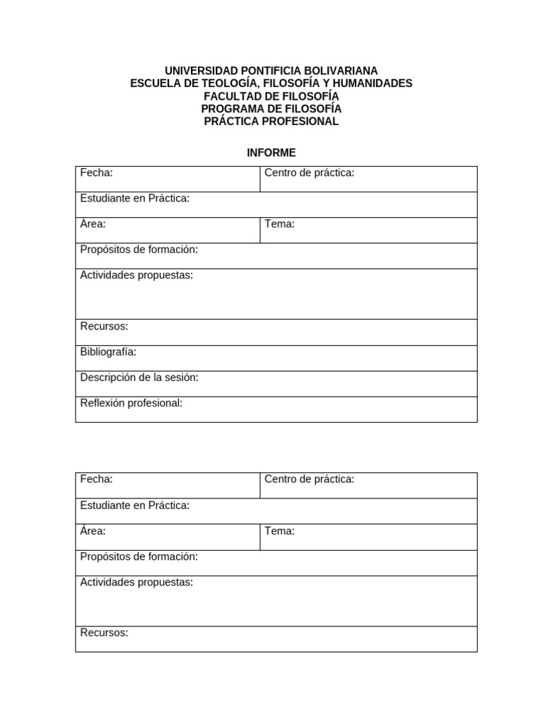 Formato Informe | PDF