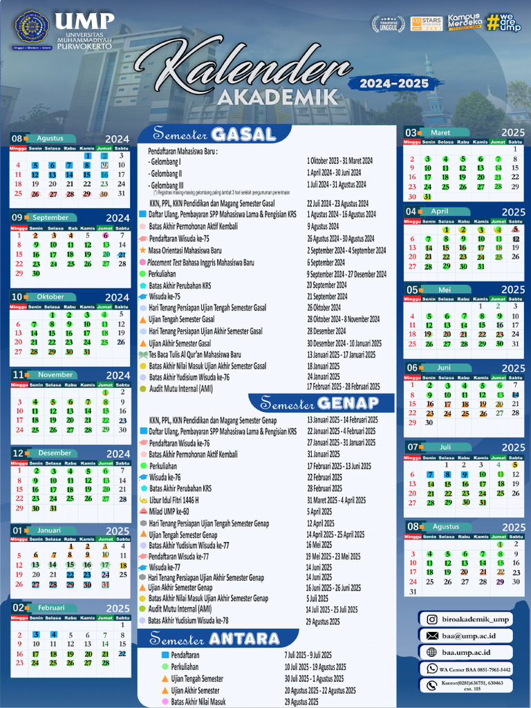 Kalender Akademik 2024-2025 | PDF