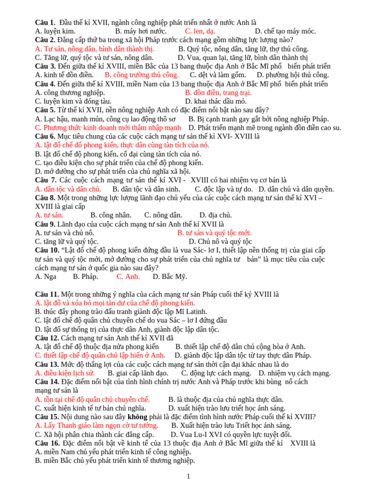 Copy of ĐỀ CƯƠNG SU 11-HK1 2024-2025 | PDF