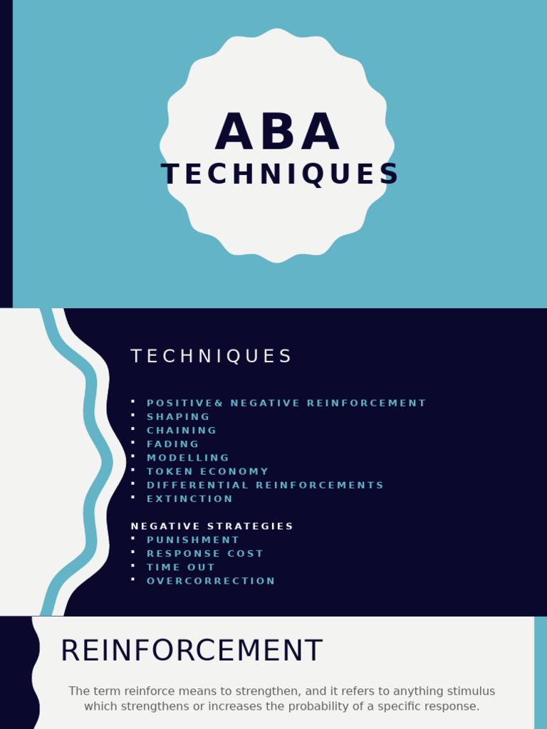 5 ABA Techniques 29112023 120631pm | PDF | Reinforcement | Learning