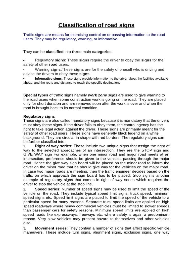 Roadsafty Unit 4 | PDF | Traffic | Intersection (Road)