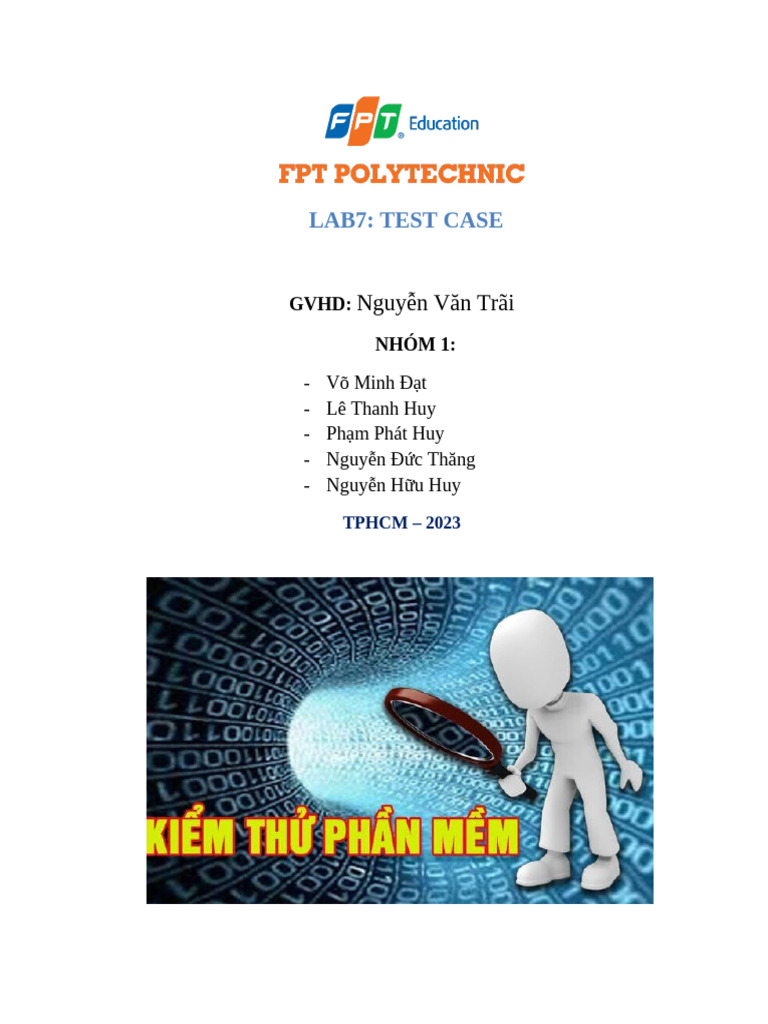 Lab7 - Nhóm 1-Sof3031 | PDF