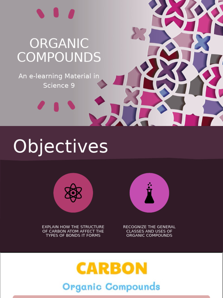 Organic Compounds | PDF