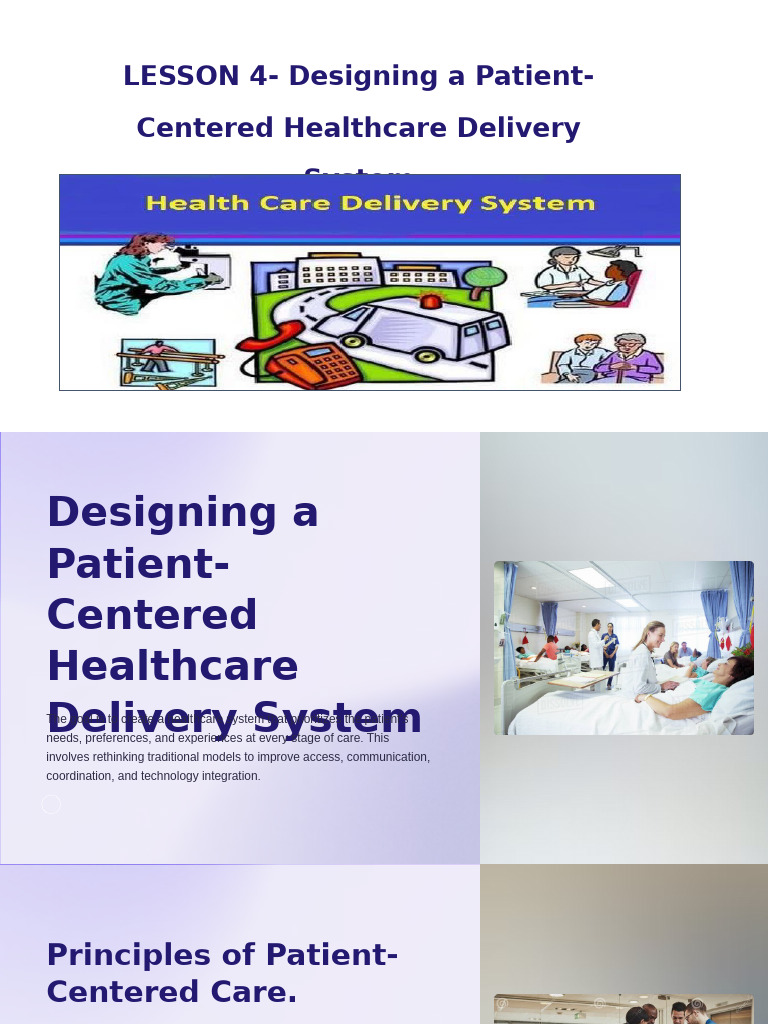 Patient-Centered Healthcare Design Guide | PDF | Patient | Health Care