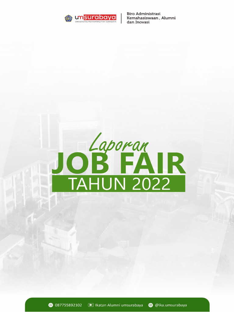 Laporan Kegiatan Job Fair 2022 | PDF