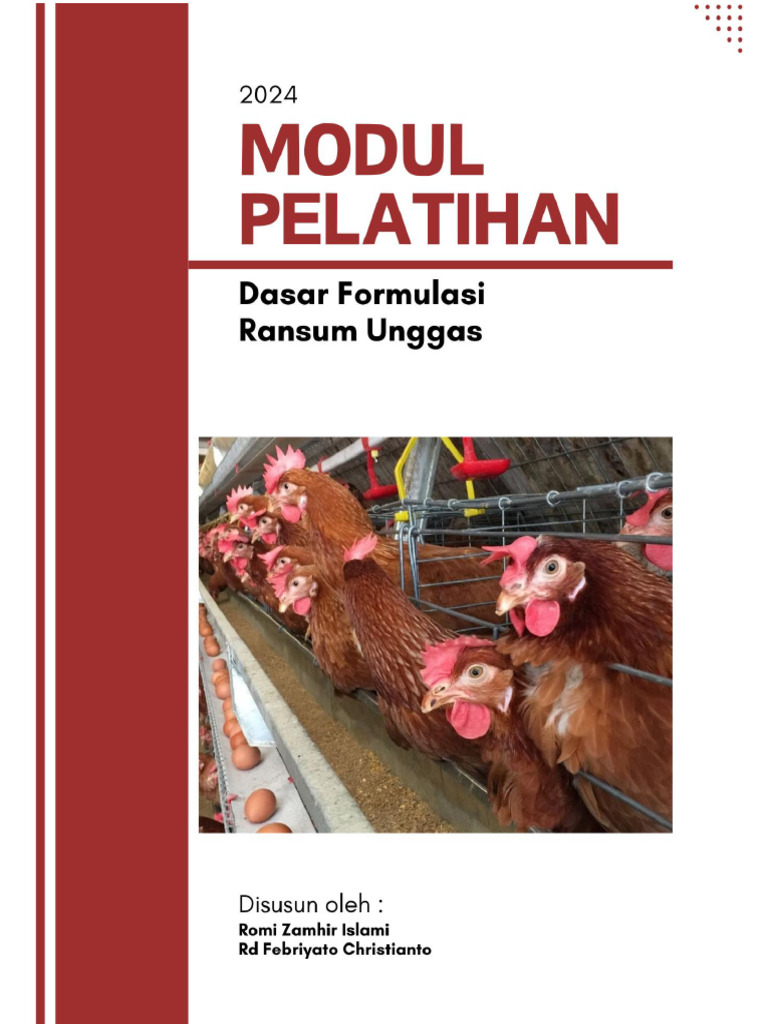 Modul Formulasi Pakan Unggas | PDF