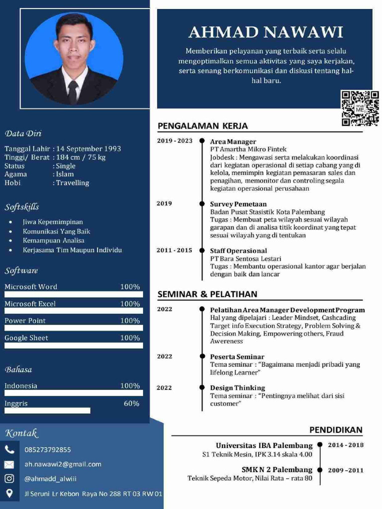 Resume Ahmad Nawawi | PDF