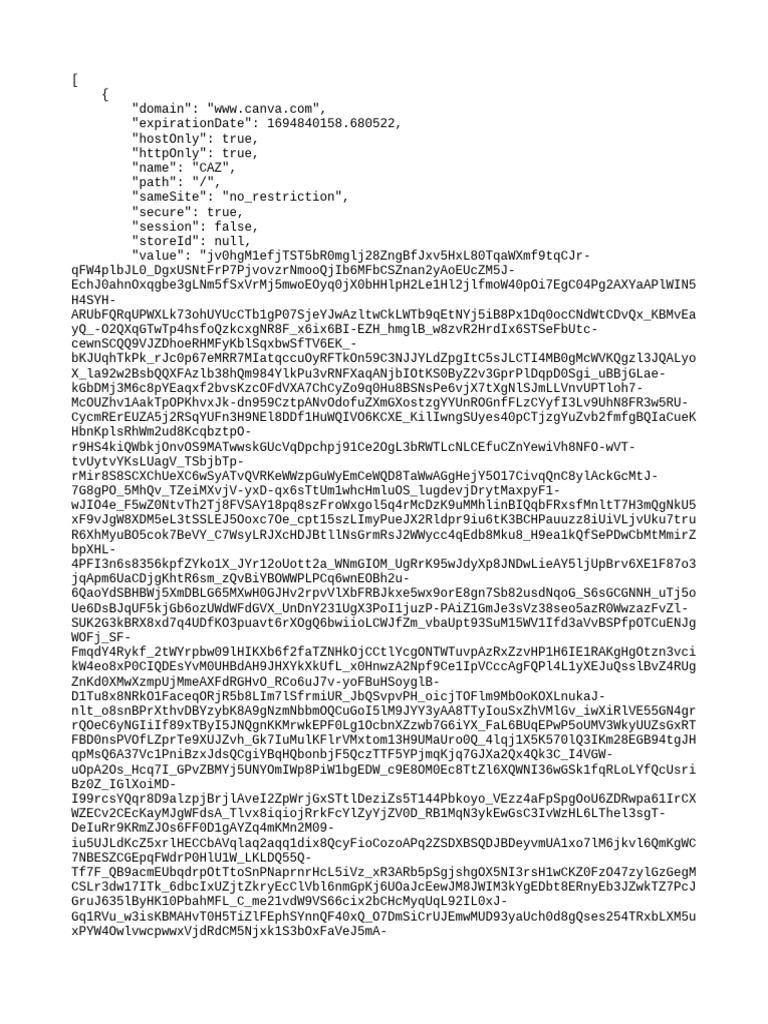 Canva Cookies | PDF | Sql | Databases