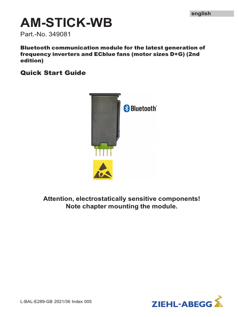 Am-Stick-Wb: Part.-No. 349081 | PDF | Bluetooth | Mobile App