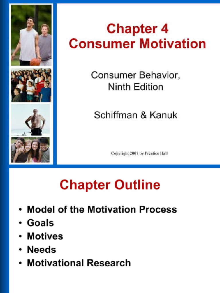 Chapter 4 Consumer Motivation | PDF