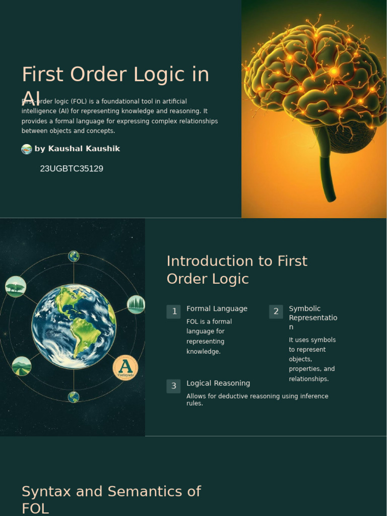 Kaushal | PDF | Logic | First Order Logic