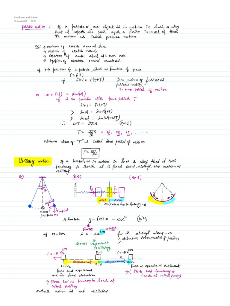 Oscillation 01 | PDF