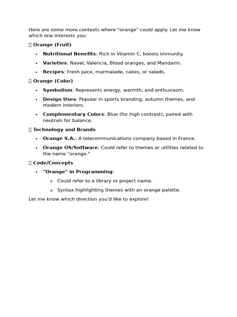 Orange | PDF
