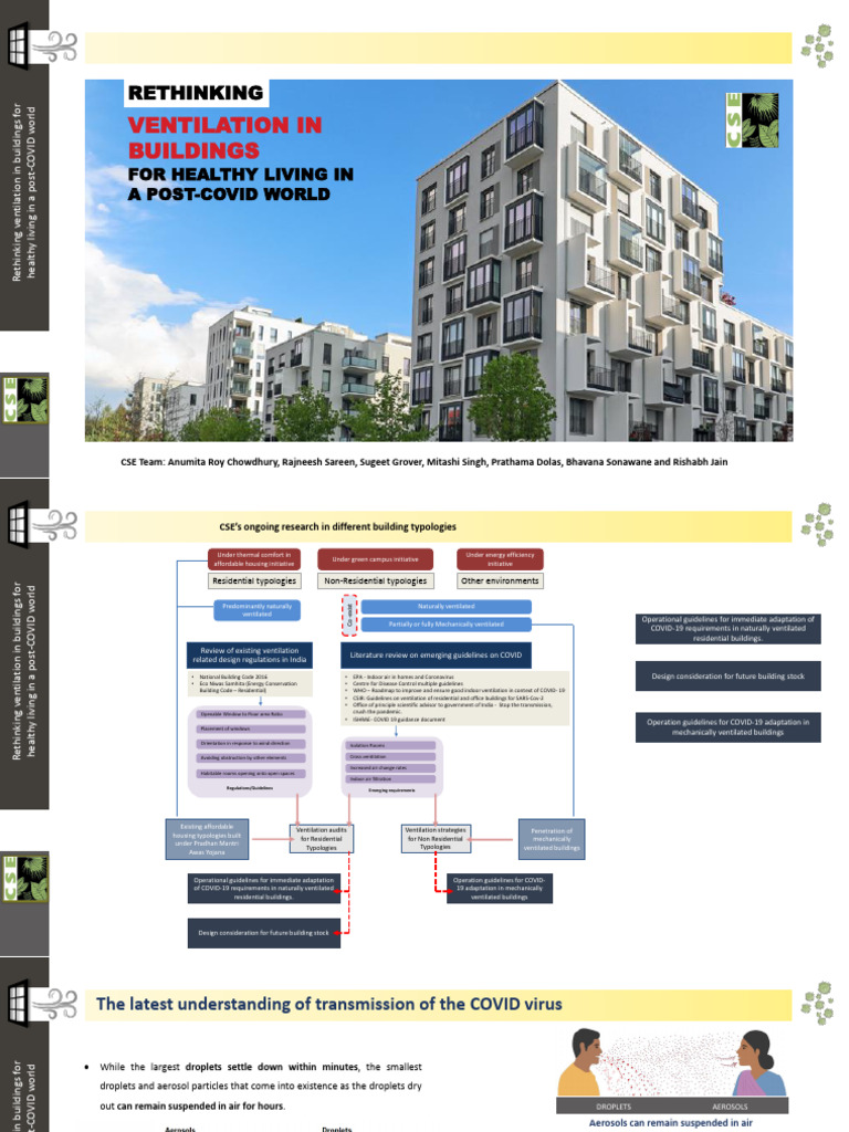 0.91601100 - 1649738043 - Rs Ventilation Webinar PPT 20 July | PDF | Ventilation (Architecture)