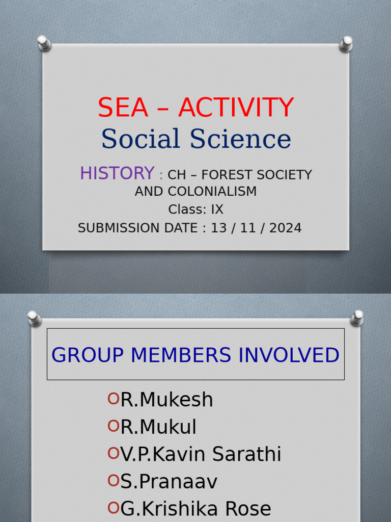 Sea - Activity SST | PDF