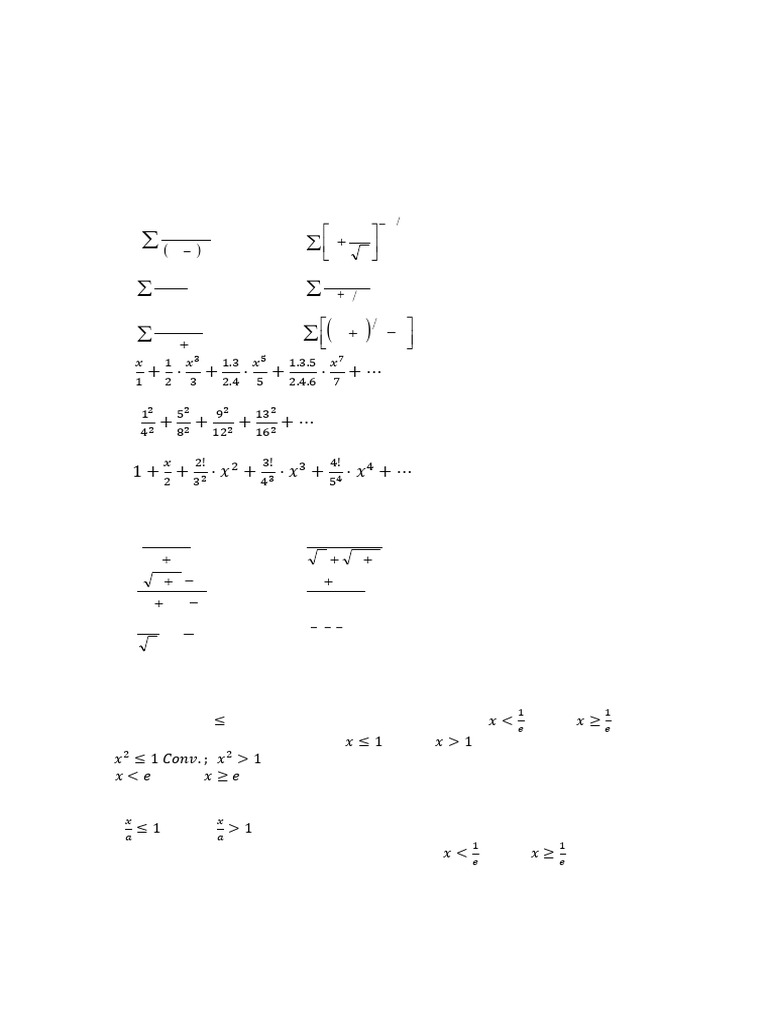 Maths 2 - Tute 3 - Convergence of Infinite Series | PDF
