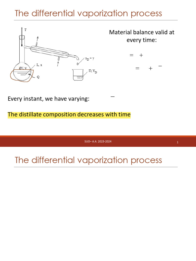 Single Stage Thermal Separation - Part 5 | PDF | Liquids | Physical ...