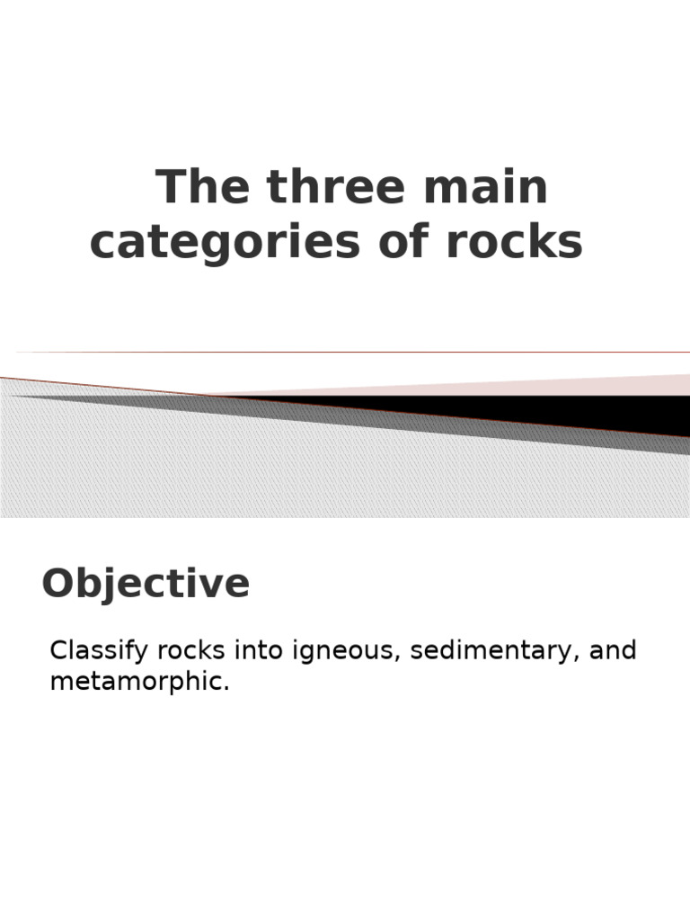 Earth Life L4Q1 Classification of Rocks | PDF | Rock (Geology ...