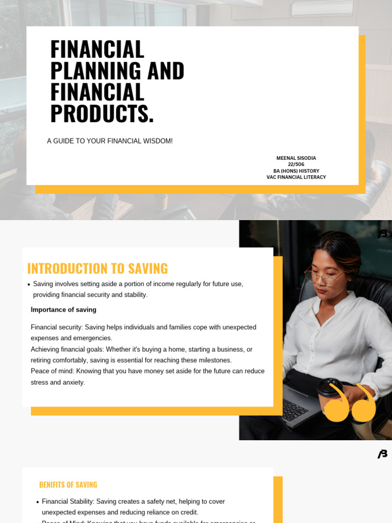 Financial Literacy Presentation | PDF | Time Value Of Money | Investing