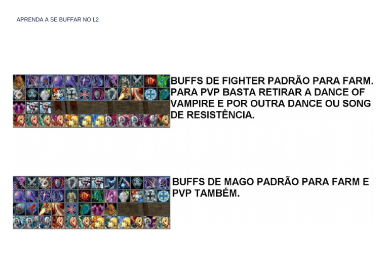 Aprenda A Se Buffar No L2 | PDF