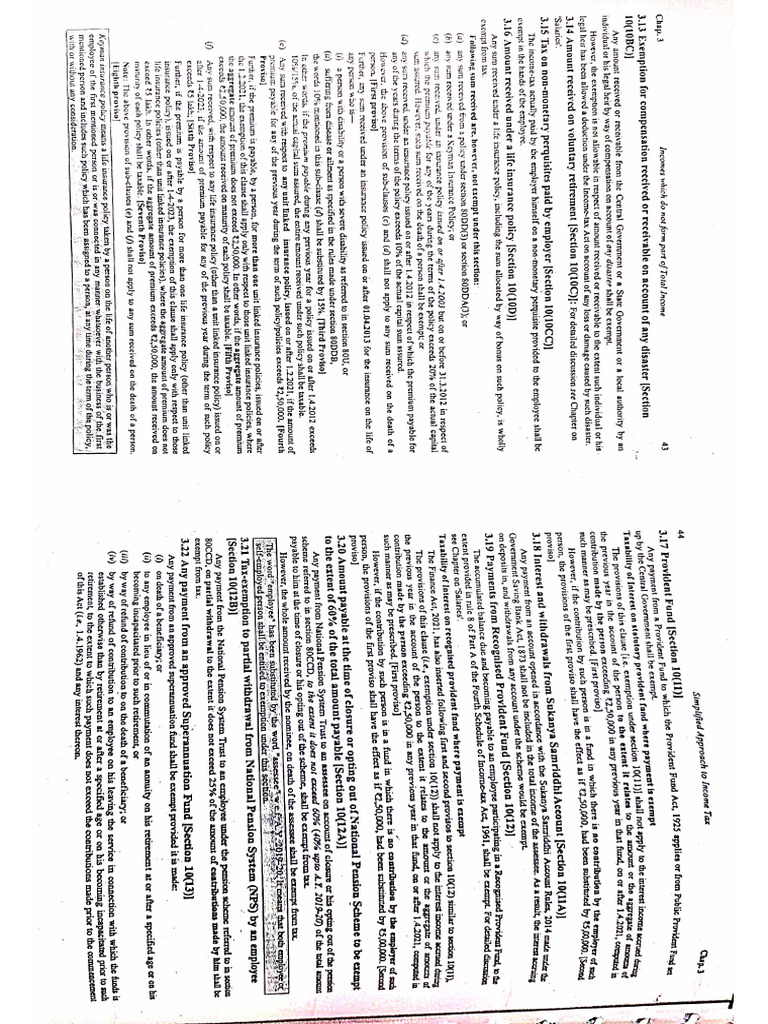 Income Tax CH 3 & 4 | PDF