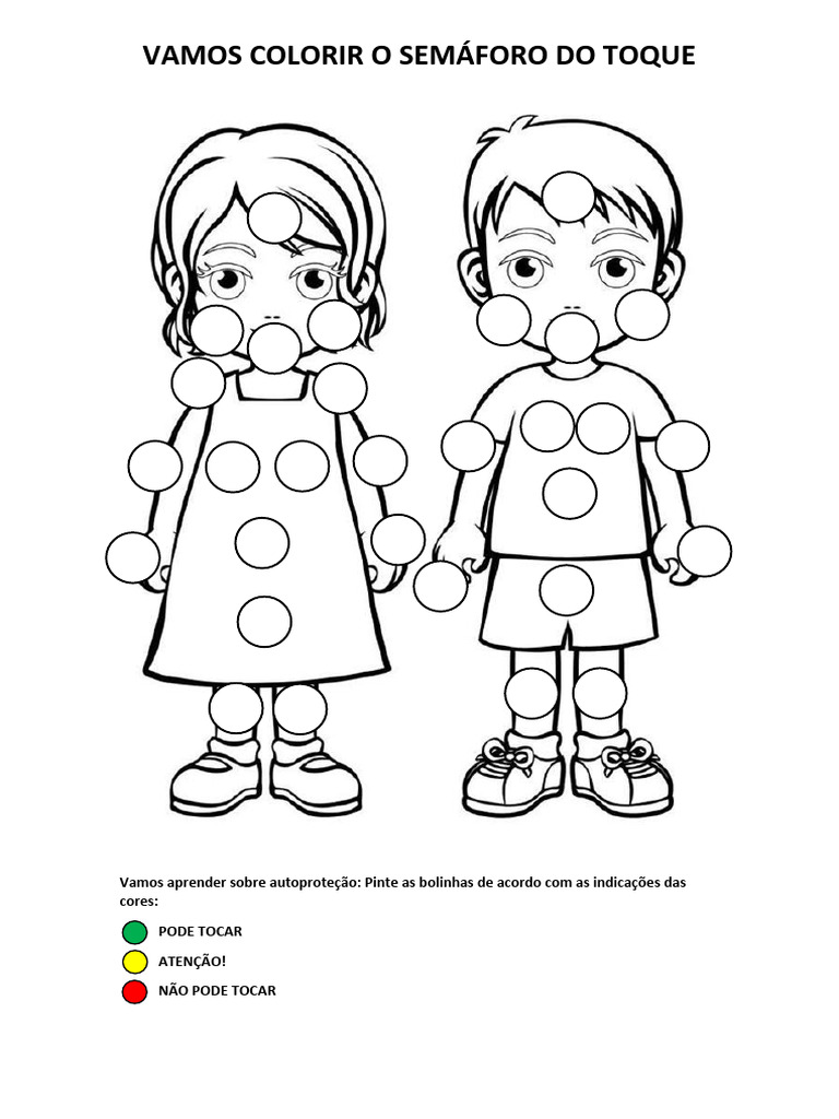 Vamos Colorir o Semáforo Do Toque | PDF
