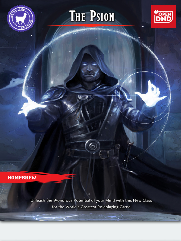 The Psion Class - GM Binder | PDF | Gary Gygax Games | D20 System