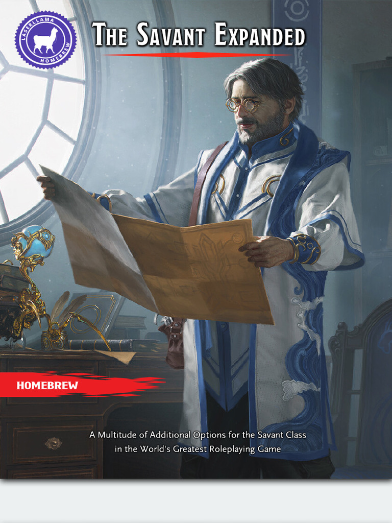 The Savant - Expanded - GM Binder | PDF | Chef | Rhetoric