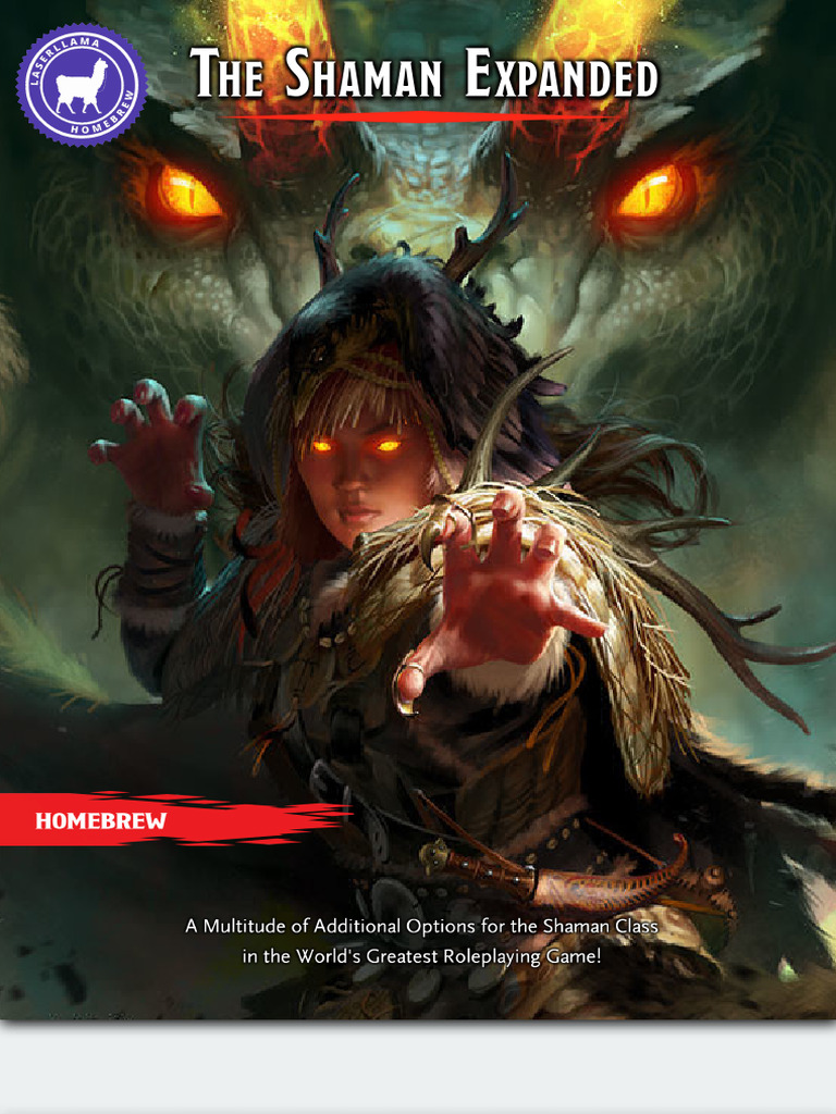 The Shaman - Expanded - GM Binder | PDF | Shamanism | Supernatural