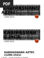 Ang Kabihasnang Aztec | PDF