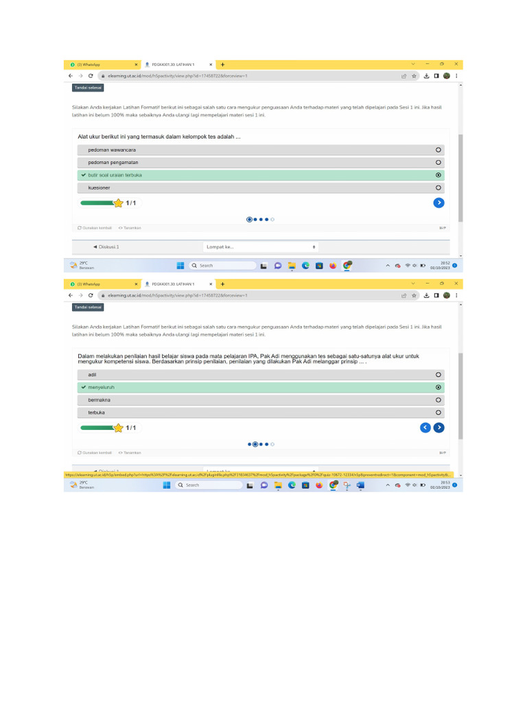 Latihan Soal Sesi 1 | PDF