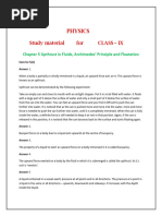 Understanding Upthrust and Buoyancy | PDF | Buoyancy | Density