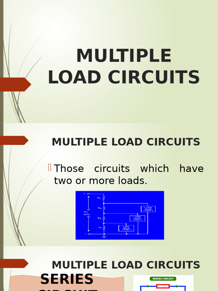 Multiple Load Circuits | PDF