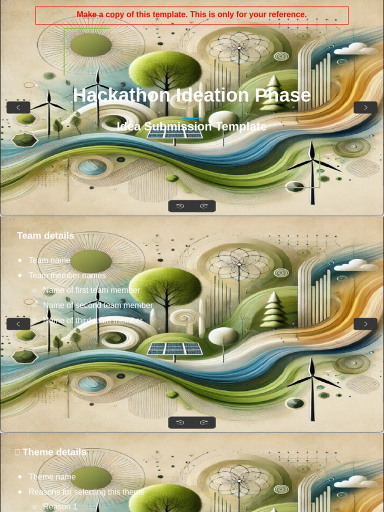 Hackathon - Technology - Idea Submission Template | PDF