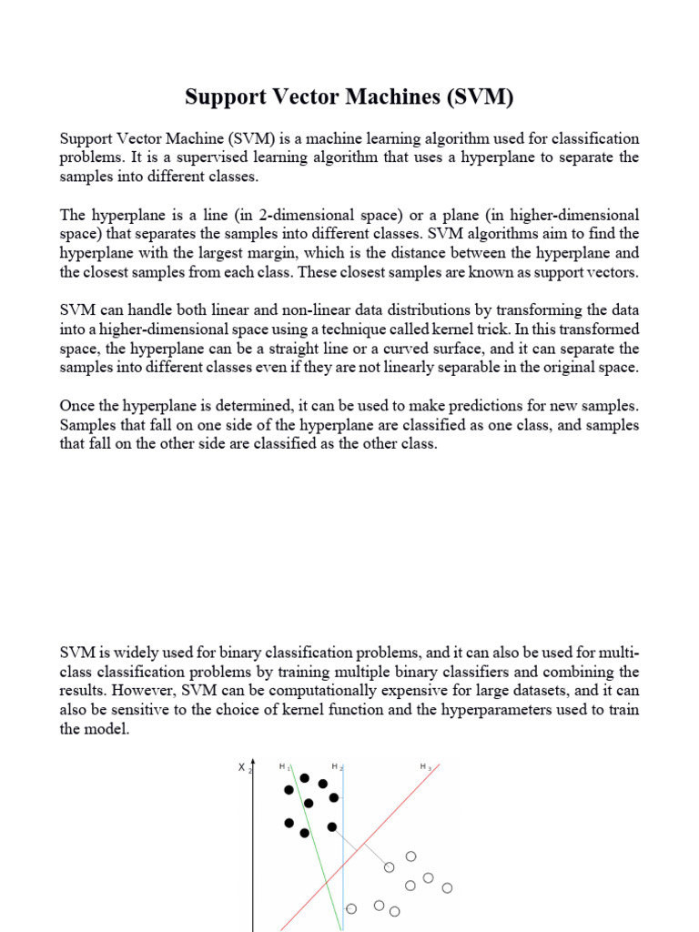 Lecture 2 | PDF | Support Vector Machine | Statistical Classification