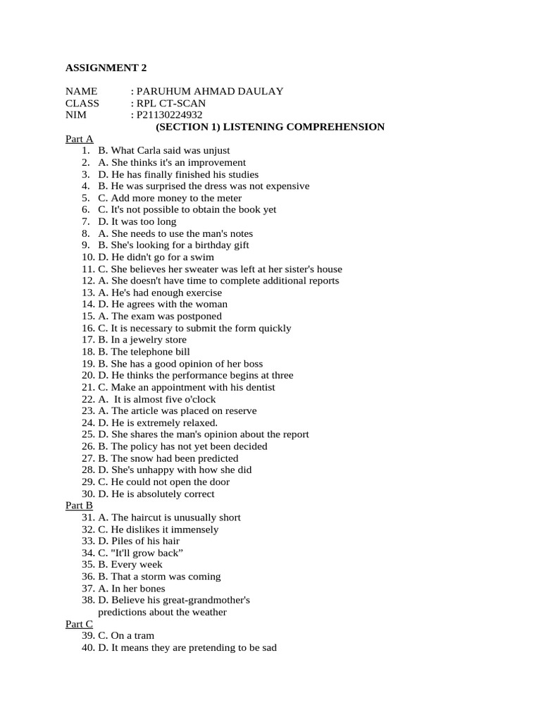 Assignment 2 - Paruhum Ahmad Daulay RPL Ct-Scan | PDF | Behavioural Sciences