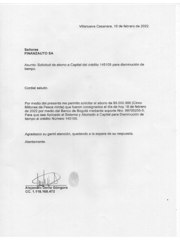 Carta Finanzauto | PDF