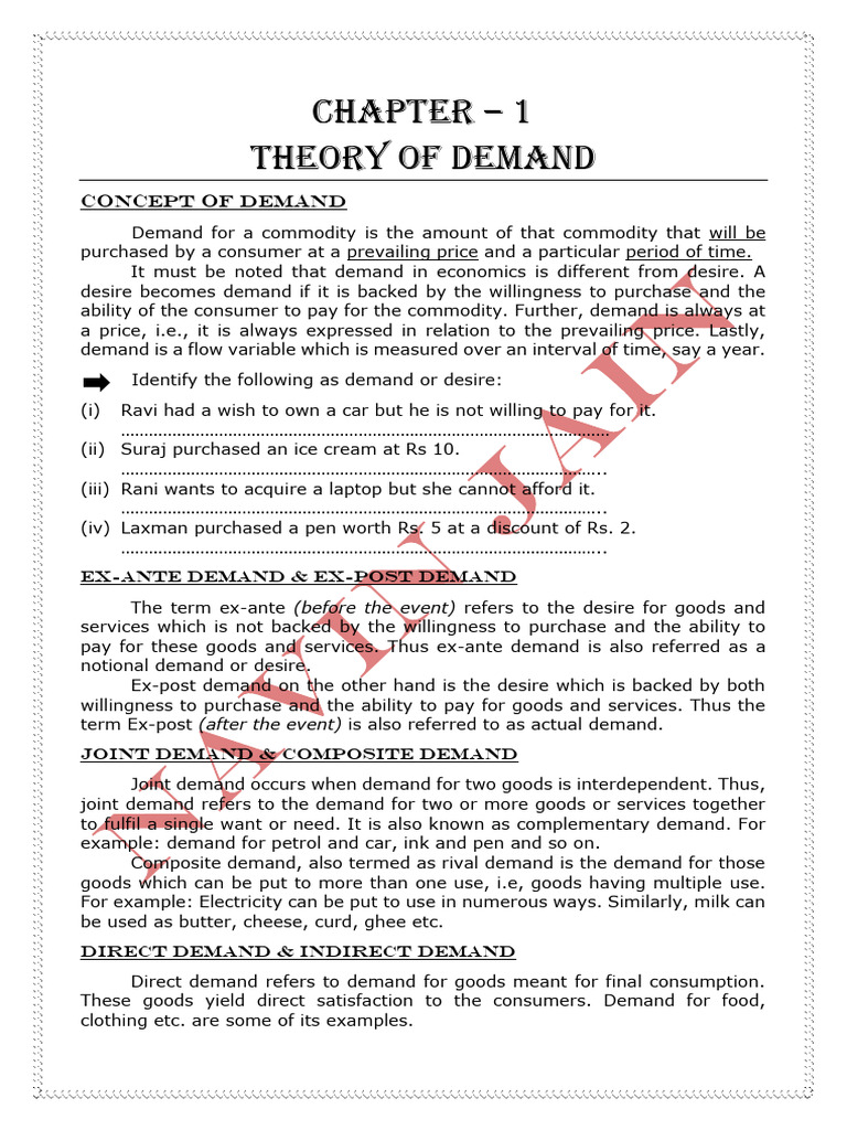 MAT - Micro Economics | PDF | Demand | Demand Curve