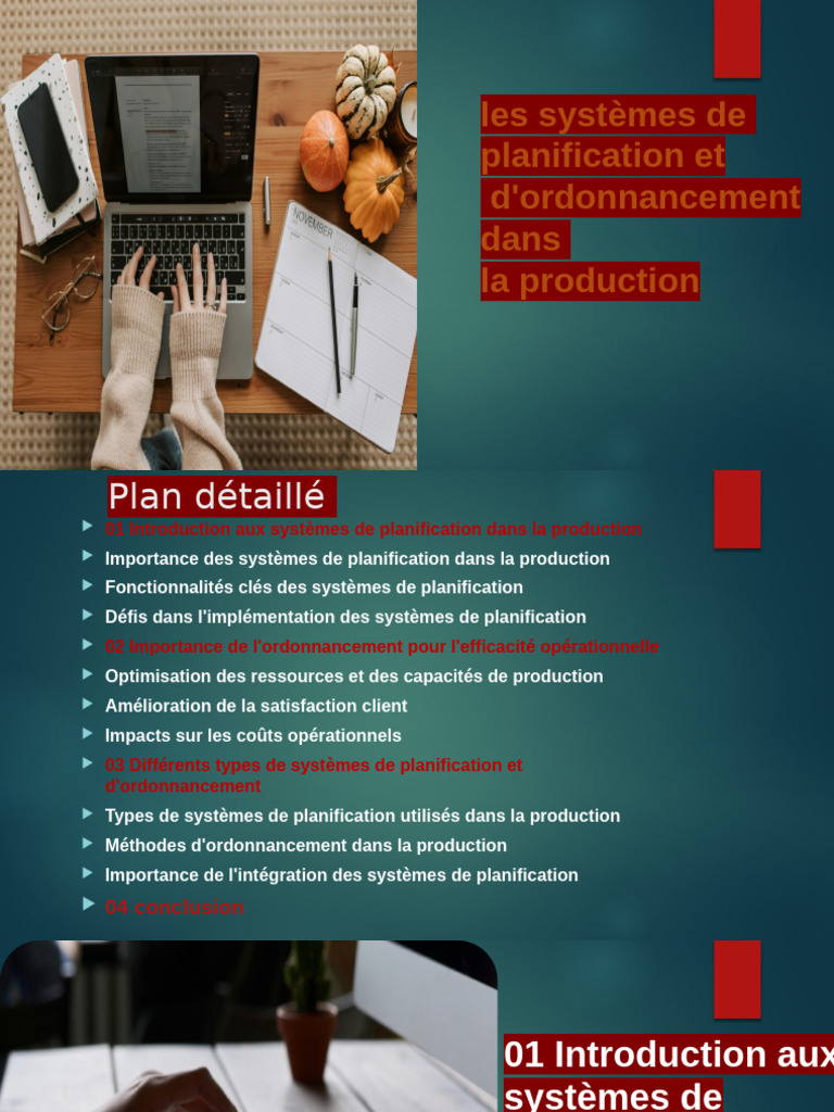 Planification Et L'ordonnancement | PDF | Planification | Progiciel de gestion intégré