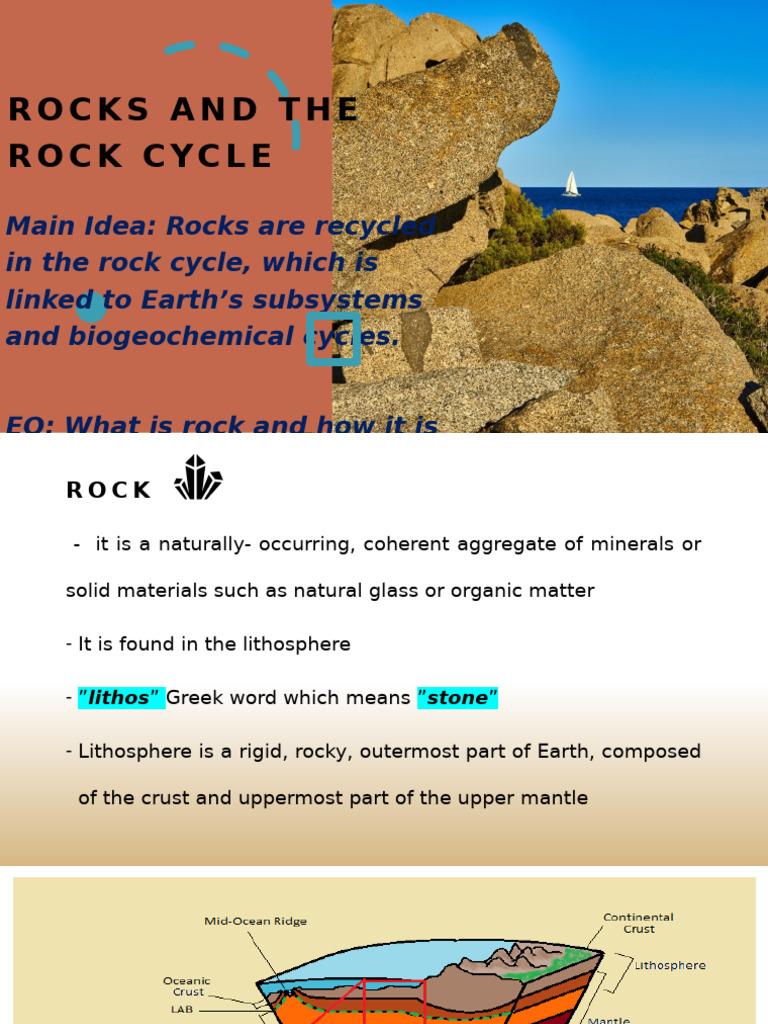 Rocks and The Rock Cycle | PDF