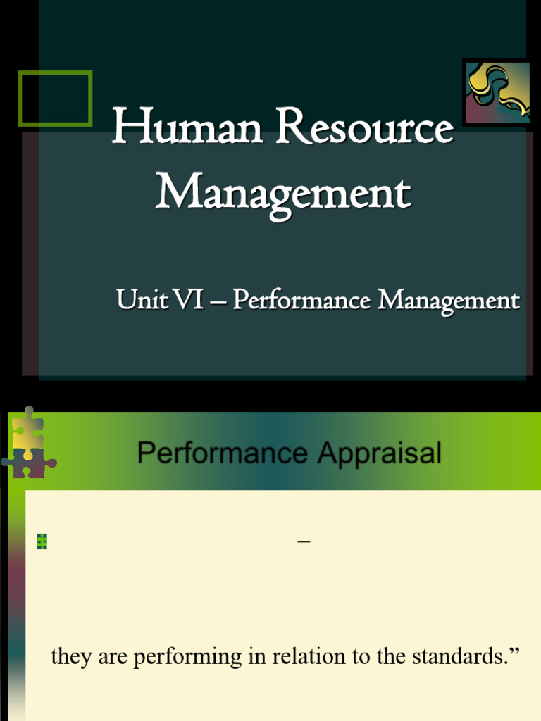 Unit VI - Performance Management (Students Version) | PDF | Performance ... Unit VI - Performance Management (Students Version) | PDF | Performance ...
