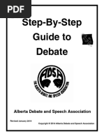 Guide To WSDC Format | PDF | Argument | Truth