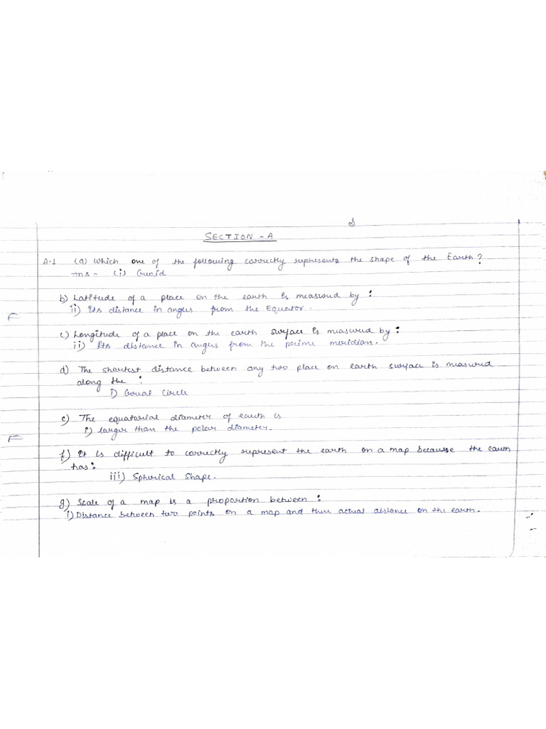 Geography Practical File 2nd Year | PDF