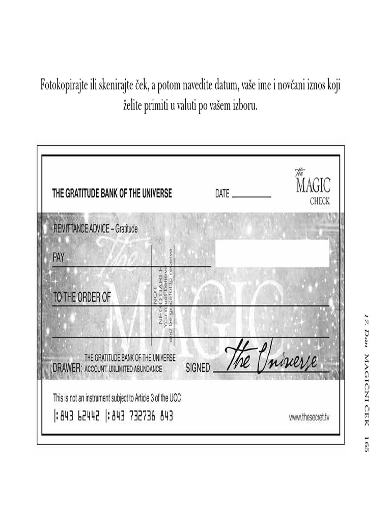 The Magic Check Bosnian | PDF